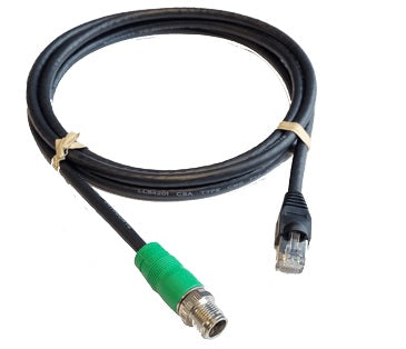 "Lowrance 49.2ft Ethernet Cable Green M12 8-pin male-RJ45 Male" | NVN Marine