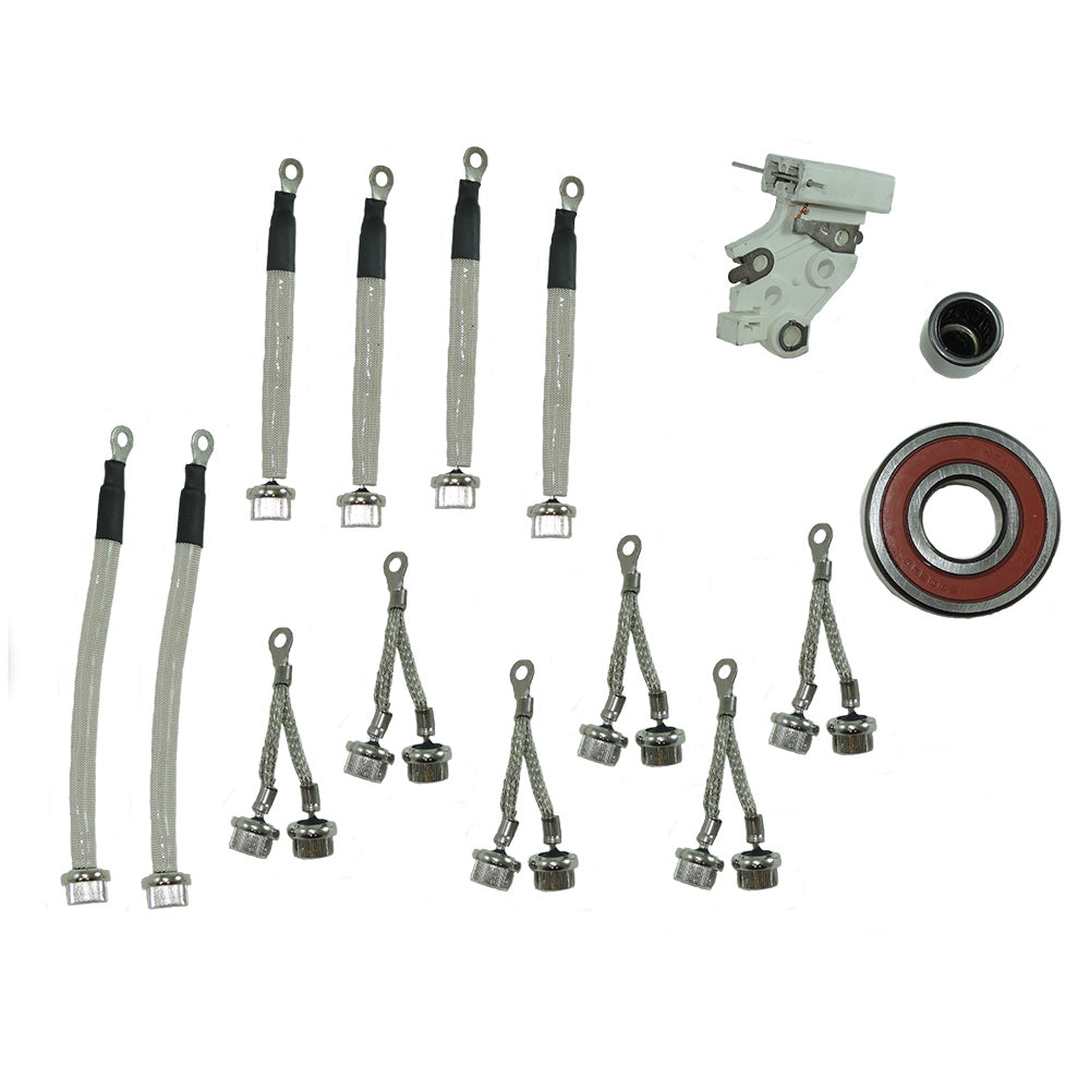 Balmar Offshore Repair Kit 95 Series 12/24V Includes Bearings, Brushes, Positive/Negative Diode ...