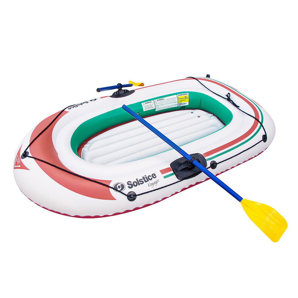 Solstice Watersports Voyager 2-Person Inflatable Boat Kit w/Oars & Pump ... Solstice Watersports Voyager 2-Person Inflatable Boat Kit w/Oars & Pump ...