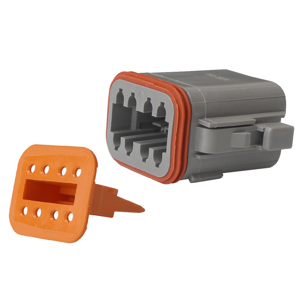 Pacer Deutsch DT Plug & Wedge Lock Kit - 8 Position - 5 Pack | NVN Marine