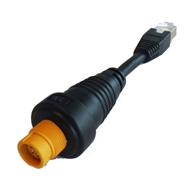 Simrad Yellow Ethernet Female To RJ45 Male Adapter | NVN Marine