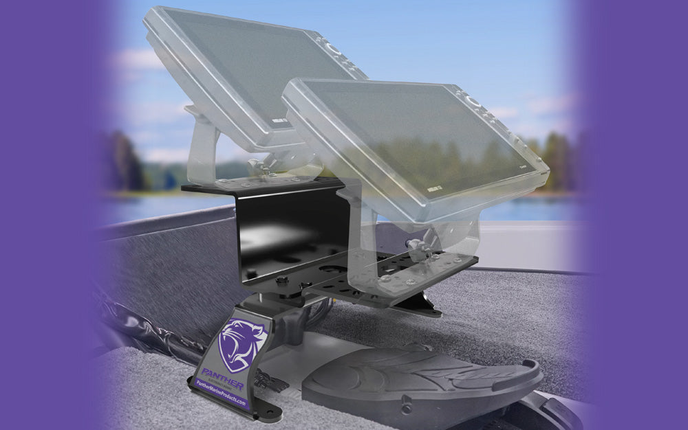 "Panther Dual Electronics Deck Mount Bracket and Base" | NVN Marine