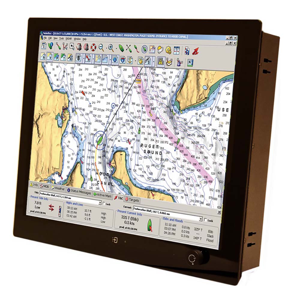 Seatronx 17" Pilothouse Touch Screen Display | Marine Monitors | NVN Marine