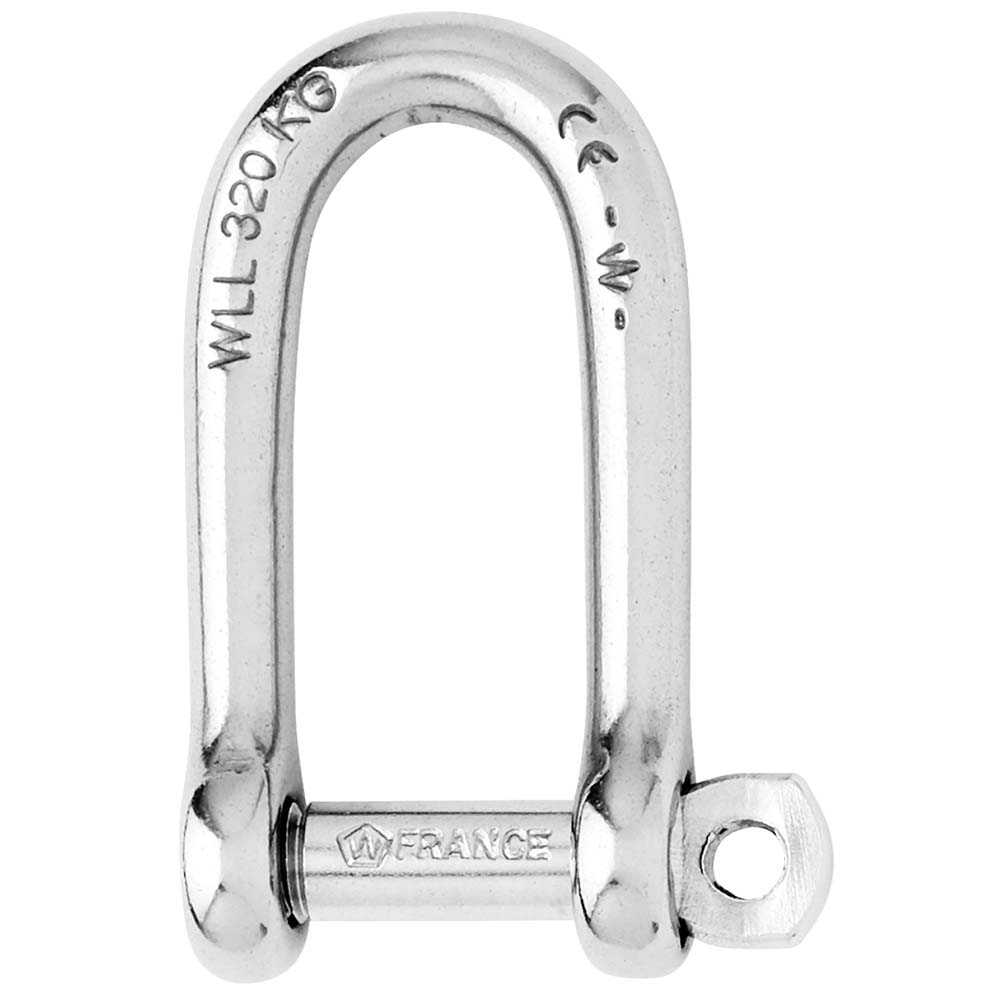 Wichard Self-Locking Long D Shackle - Diameter 8mm - 5/16" | NVN Marine
