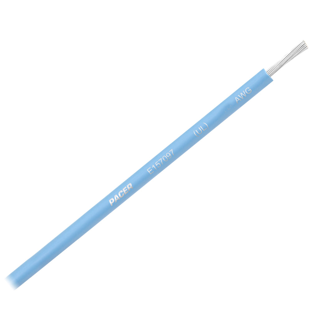 Pacer Light Blue 14 AWG Primary Wire - 25' | Electrical | Wire | NVN Marine