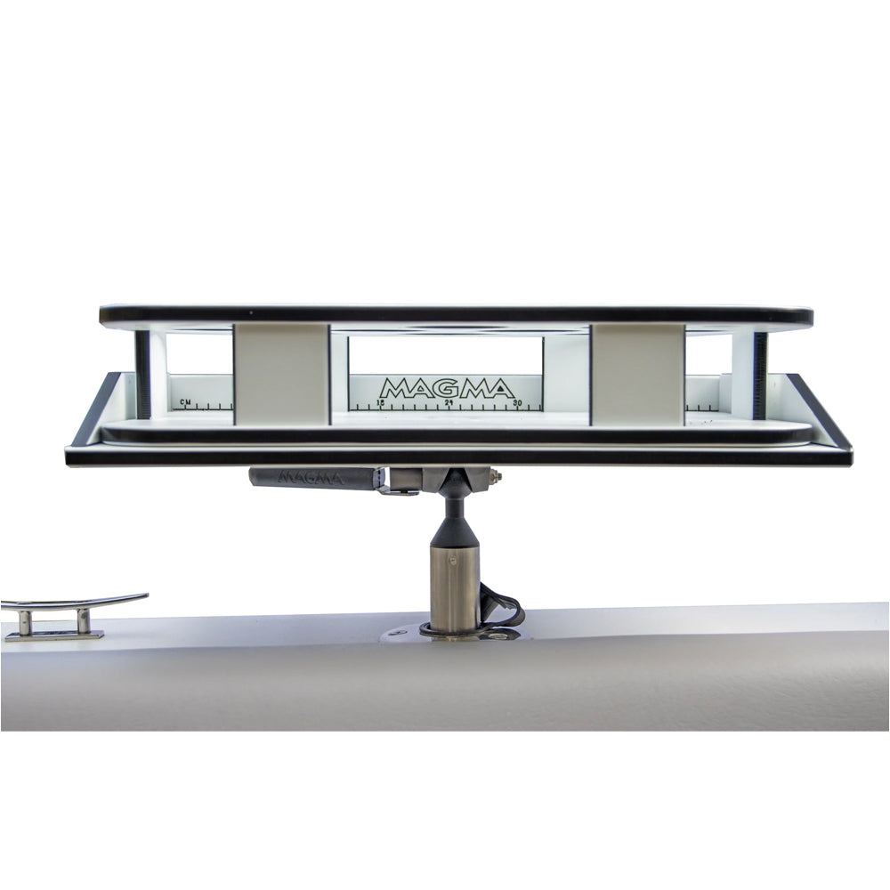 Magma Rectangle Party Table w/Fillet Table & LeveLock Mount | NVN Marine