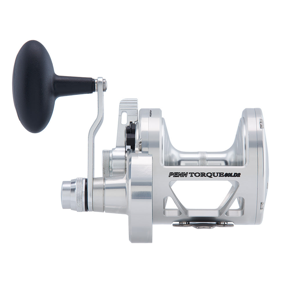 PENN Torque® Lever Drag 2 Speed Reel Silver TRQ60LD2S | Reels | NVN Marine
