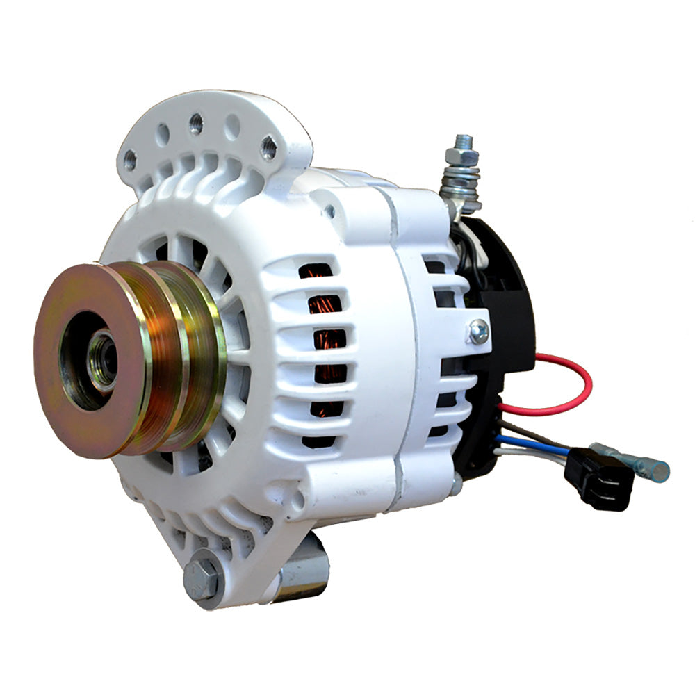Balmar Alternator 100 AMP 12V 1-2" Single Foot Spindle Mount Dual Vee ...