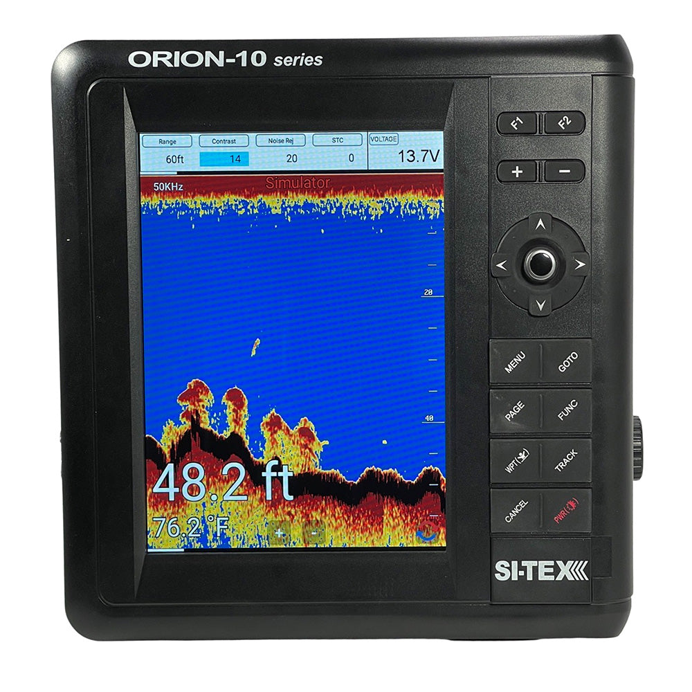 SI-TEX 10" Chartplotter/Sounder Combo w/Internal GPS & C-MAP 4D Card ...