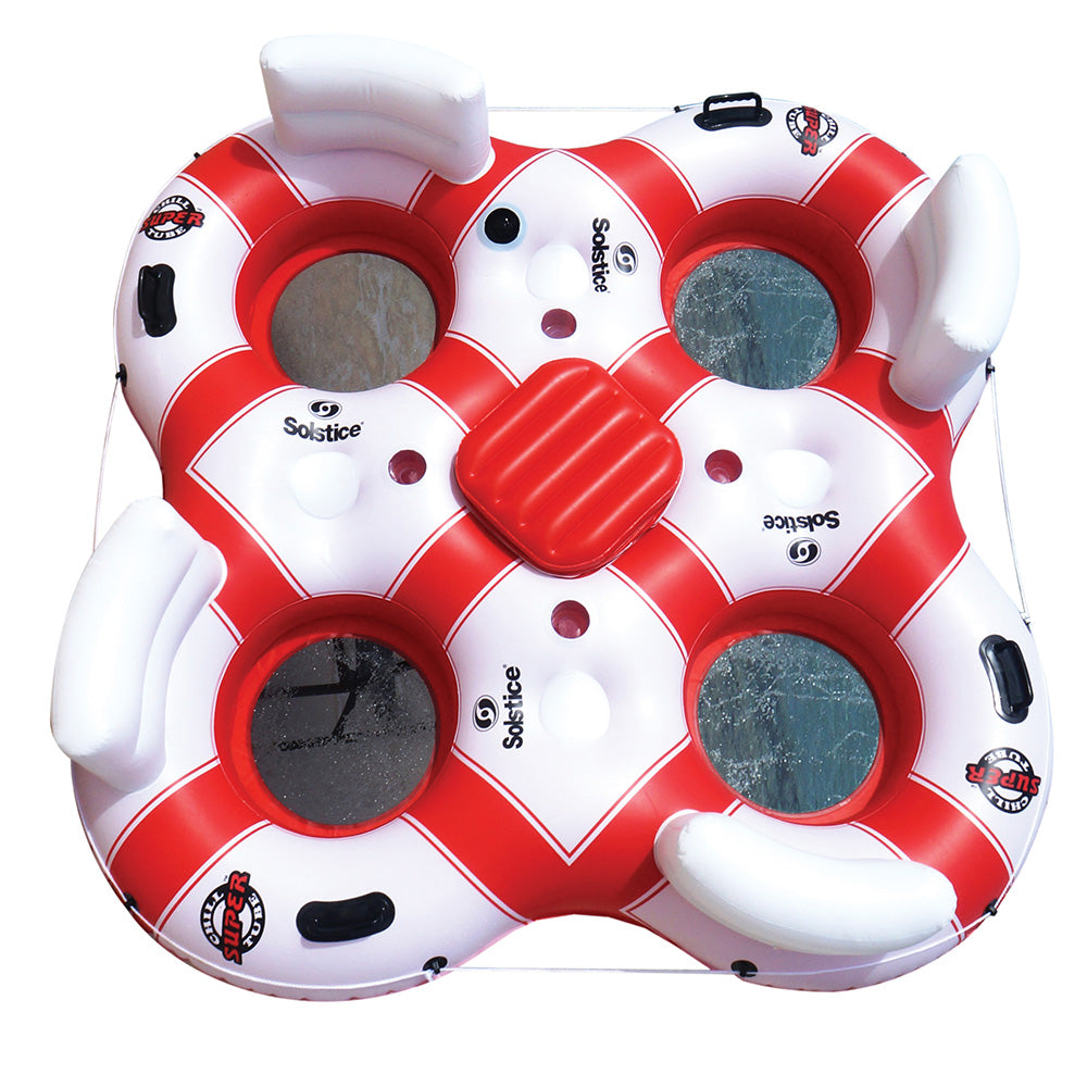 Solstice Watersports Super Chill 4-Person River Tube w/Cooler | Floats ...