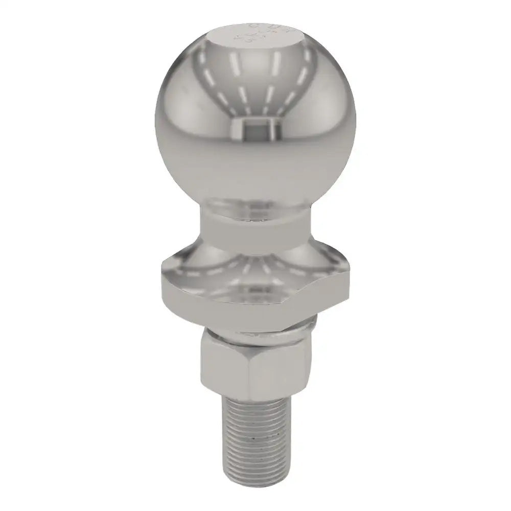 CURT 2" Trailer Ball - 3/4" x 2-1/8" Shank - 3,500 lb. - Stainless ...