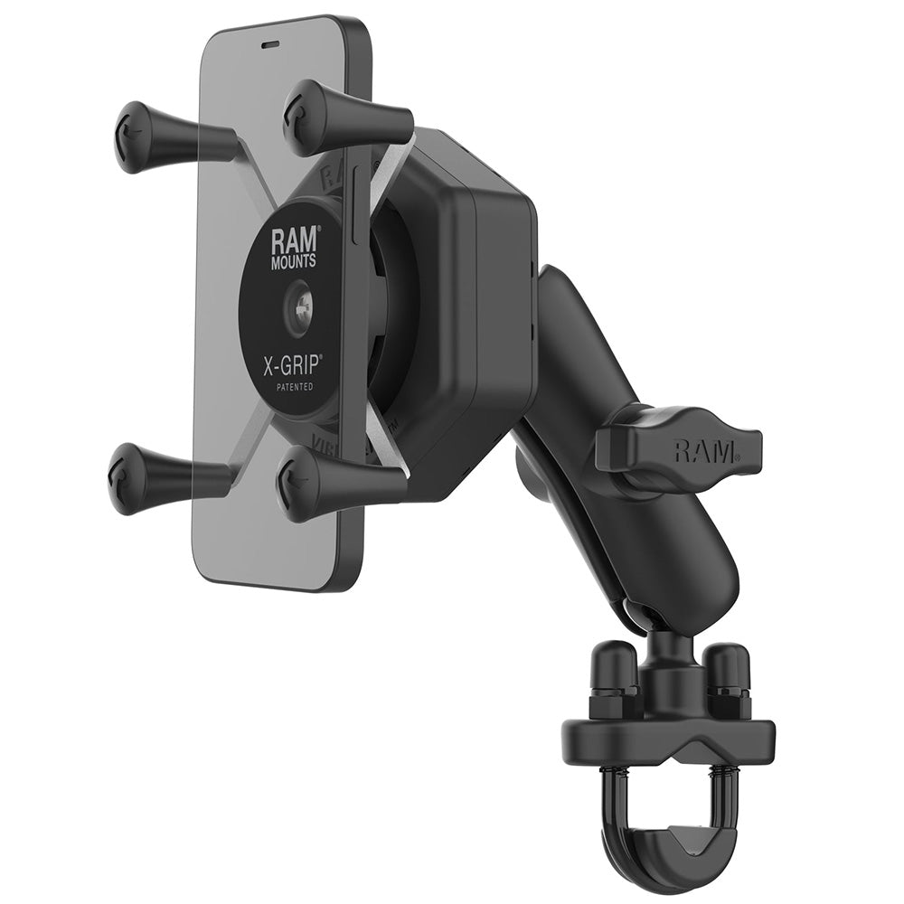 RAM Mount RAM® X-Grip® Phone Mount w/Vibe-Safe™ & U-Bolt Base - Medium ...
