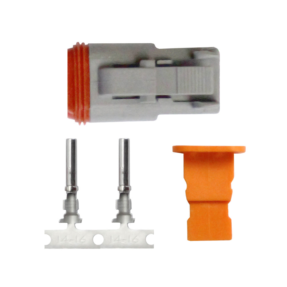 Pacer DT Deutsch Plug Repair Kit - 14-18 AWG (2 Position) | NVN Marine
