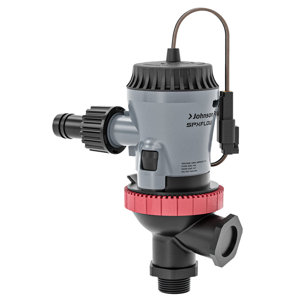 Johnson Pump Aqua O2 Twin Port 500 GPH Aerator Pump - Flex Mount - 12V ...