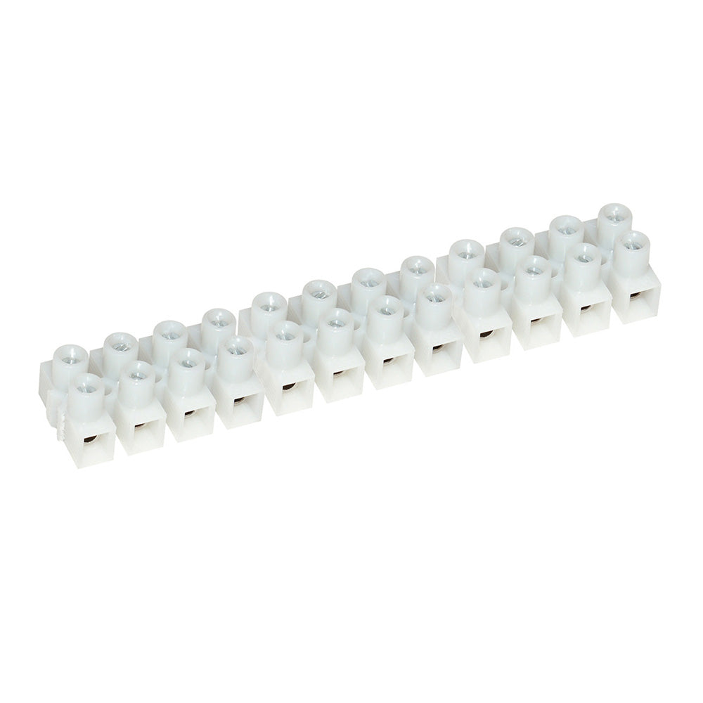 Pacer 20A Euro Style Terminal Block - 12 Gang - 5 Pack | Terminals ...