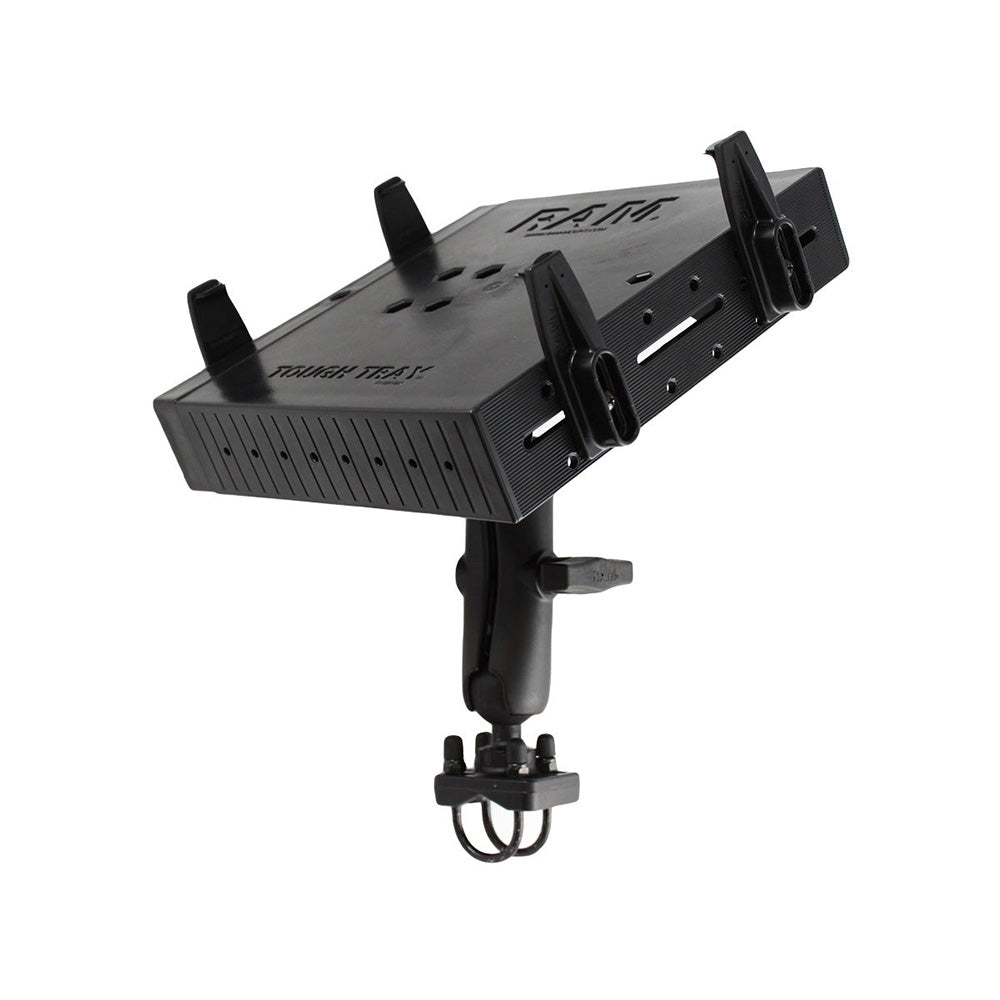 RAM Mount RAM® Tough-Tray™ Double Ball Mount w/Double U-Bolt Rail Base ...