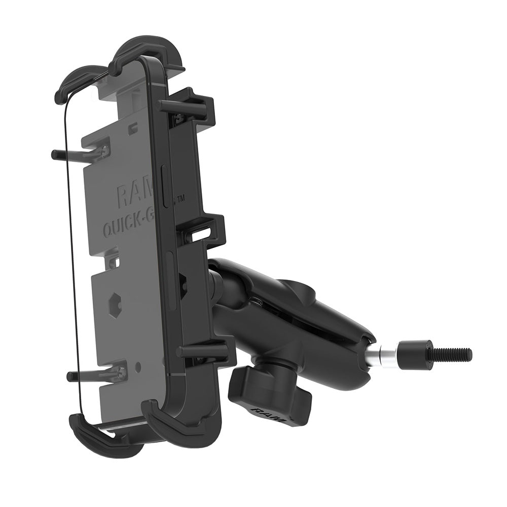 RAM Mount RAM® Quick-Grip™ XL Phone Mount w/Grab Handle M6 Bolt Base ...
