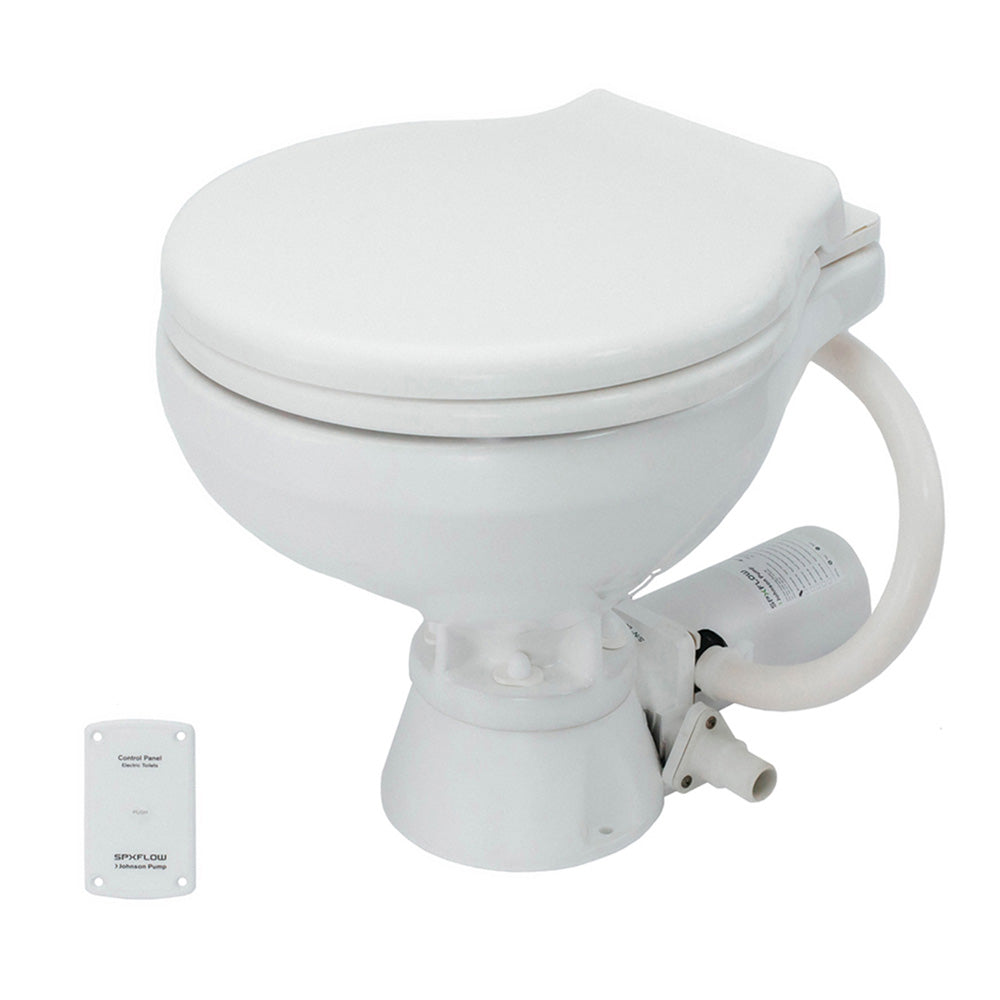 Johnson Pump Standard Electric Toilet - Compact Macerator Style - 24V ...