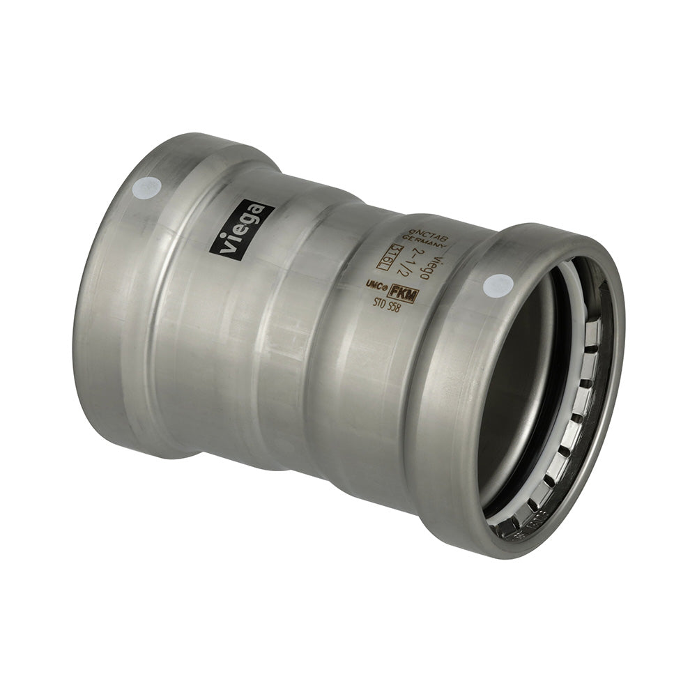 Viega MegaPress 316 FKM 2-1/2" Coupling w/Stop | Fittings | NVN Marine