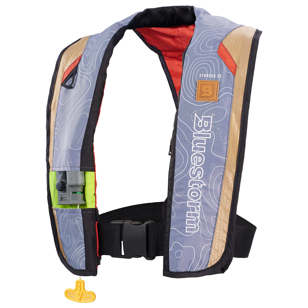 Bluestorm Stratus 35 Auto Type II Inflatable PFD - Tan | Life Vests ...