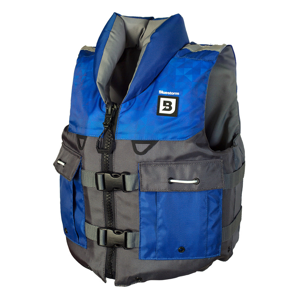 Bluestorm Classic Youth Fishing Life Jacket - Deep Blue | Life Vests ...