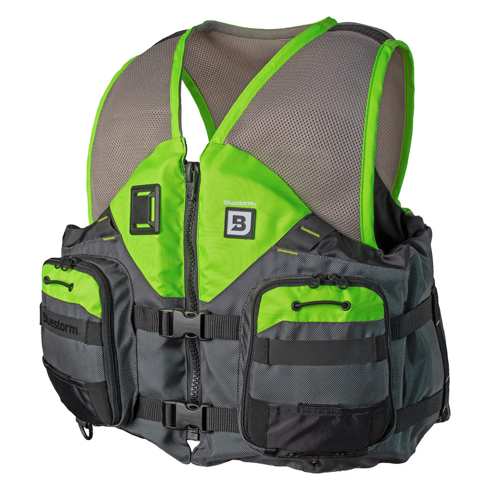 Bluestorm Sportsman Adult Mesh Fishing Life Jacket - Hi-Vis - 2XL/3XL ...