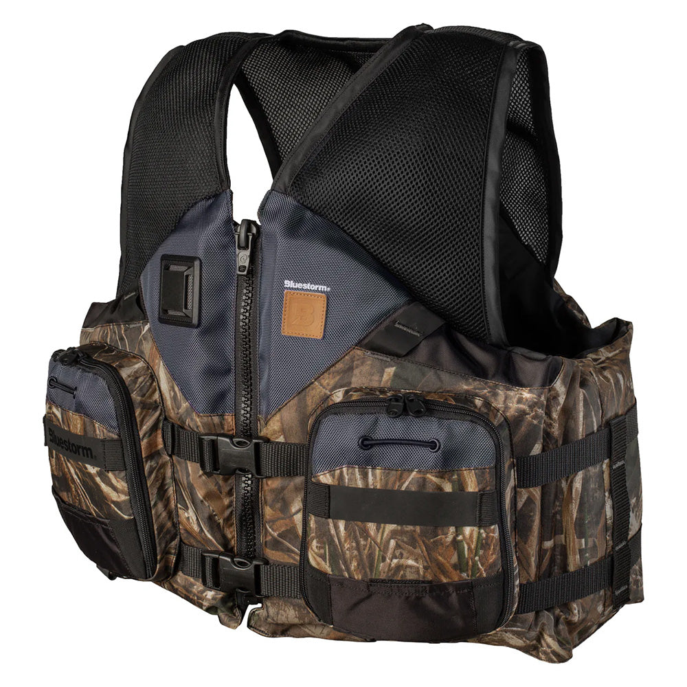 Bluestorm Sportsman Adult Mesh Fishing Life Jacket - MAX5 Camo - L/XL ...
