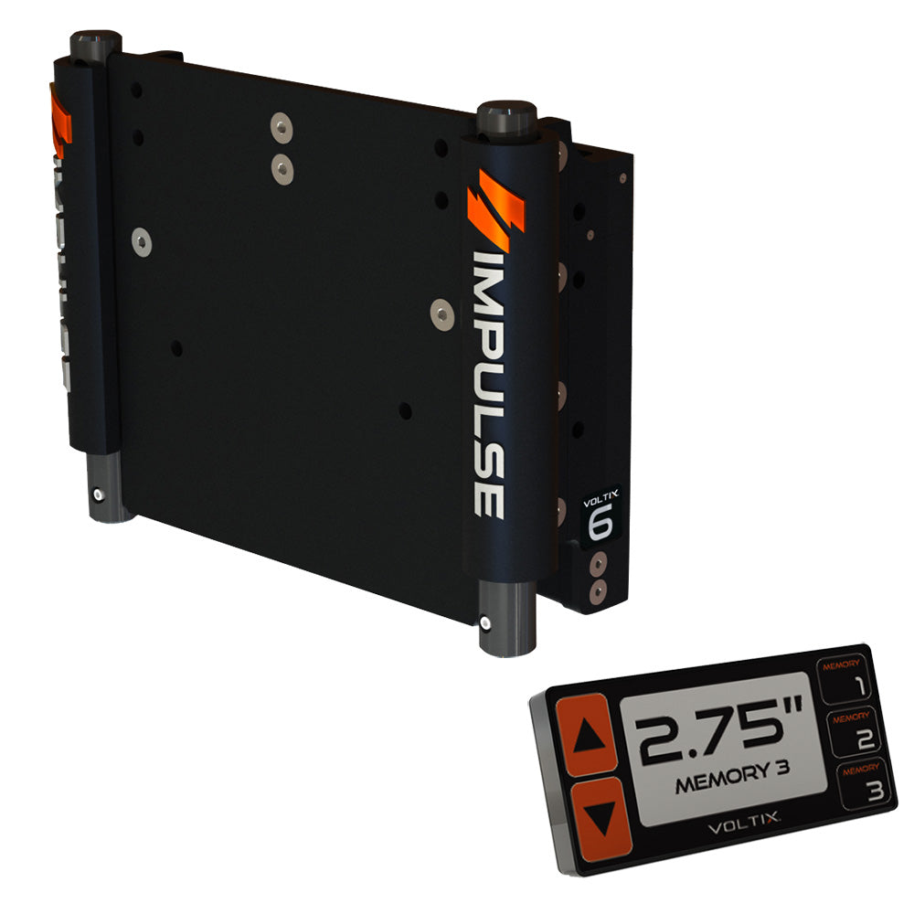 IMPULSE XL 6" Set Back Electric Jack Plate w/Smart Control - Black ...