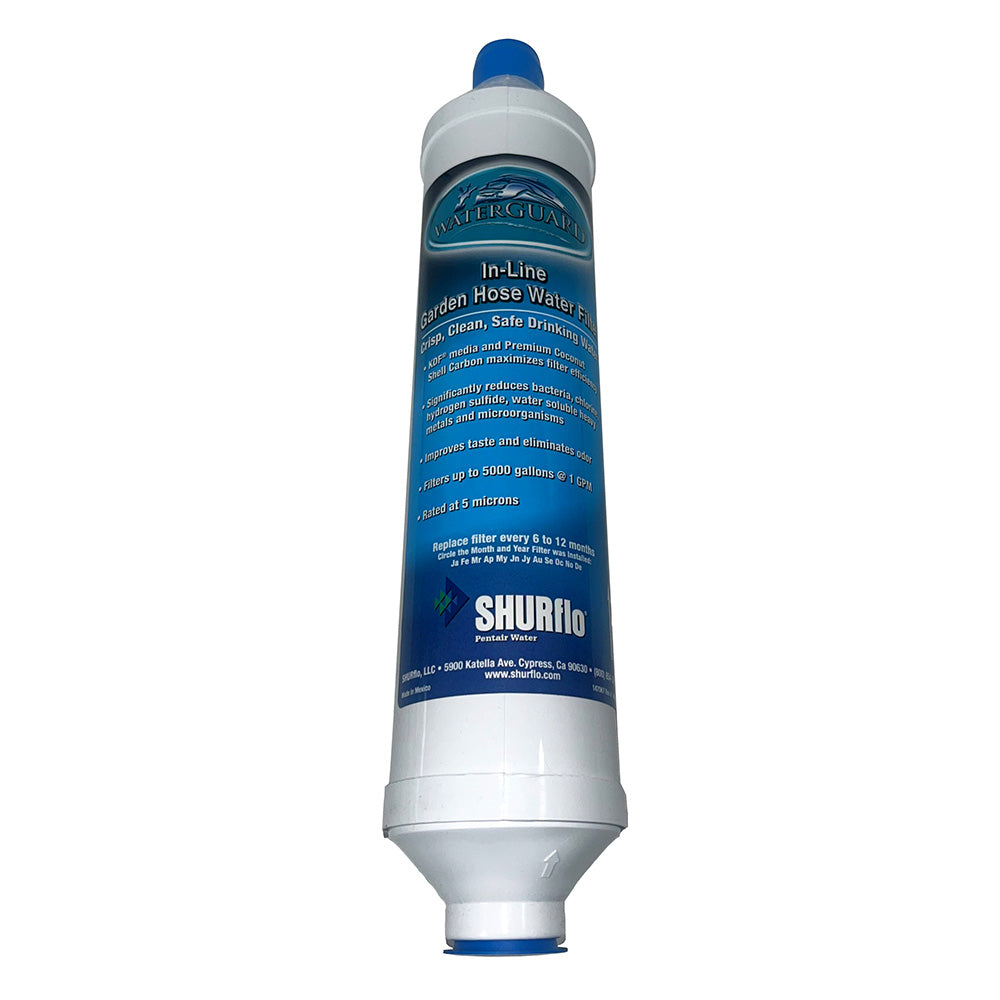 Shurflo by Pentair Quad-Stage Bacteriostatic KDF/Carbon In-Line City ...