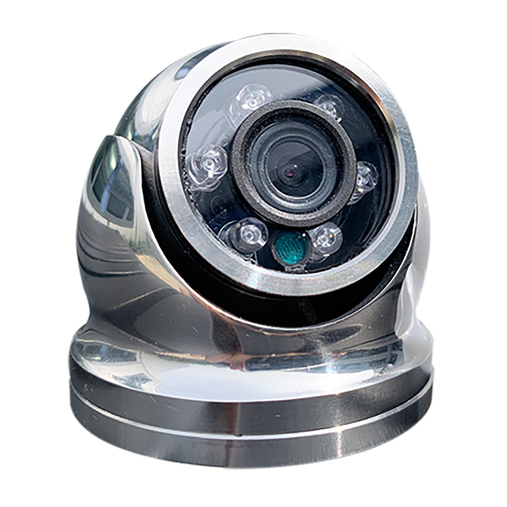 Iris Hi-Resolution Analog Mini Dome Camera - 316 Stainless Steel - CVBS ...