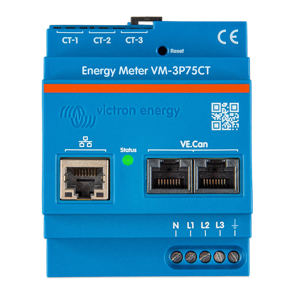 Victron Energy Meter VM-3P75CT Single + 3-Phase | Meters & Monitoring ...