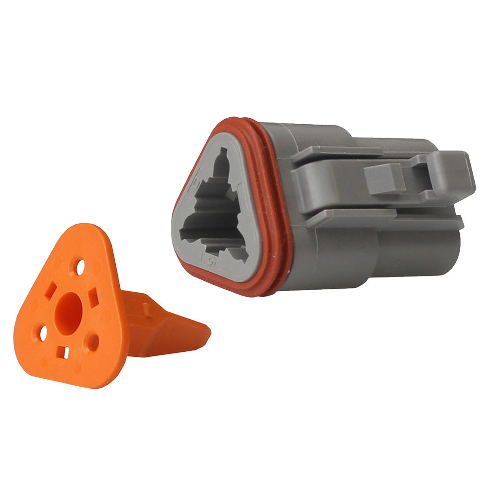 Pacer Deutsch DT Plug & Wedge Lock Kit - 3 Position - 10 Pack | NVN Marine