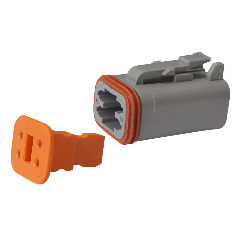 Pacer Deutsch DT Plug & Wedge Lock Kit - 4 Position - 10 Pack | NVN Marine