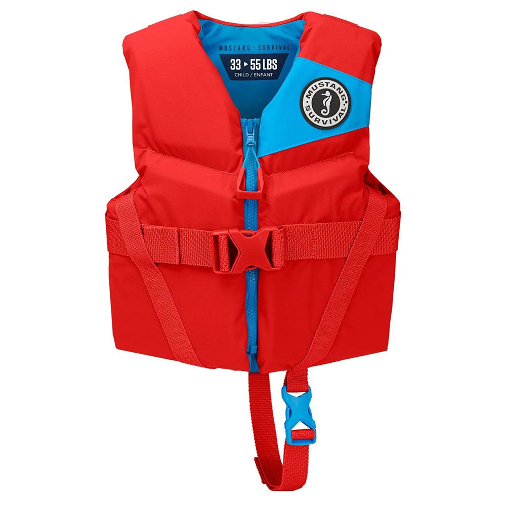 Mustang Child Rev Foam Life Vest - Imperial Red | NVN Marine