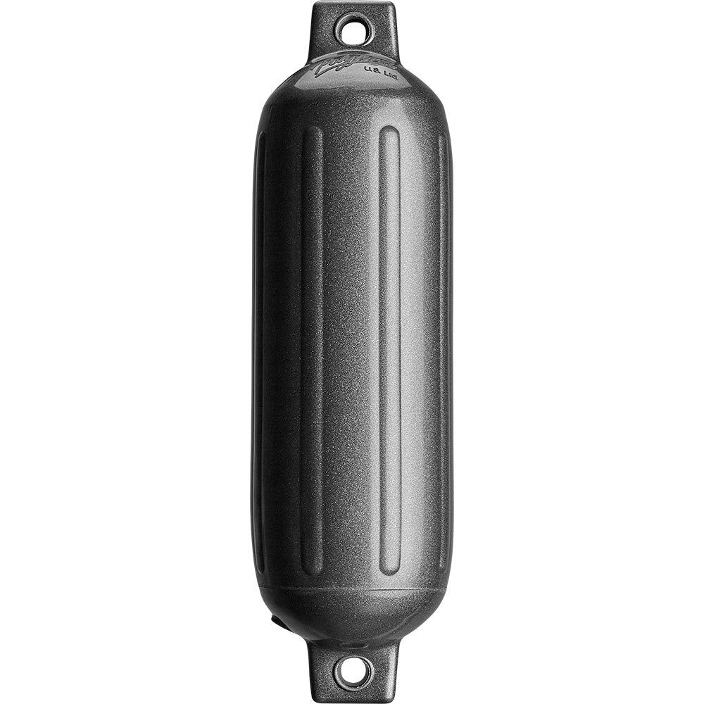 Polyform G-3 Twin Eye Fender 5.5" x 19" - Metallic Graphite | Fenders ...