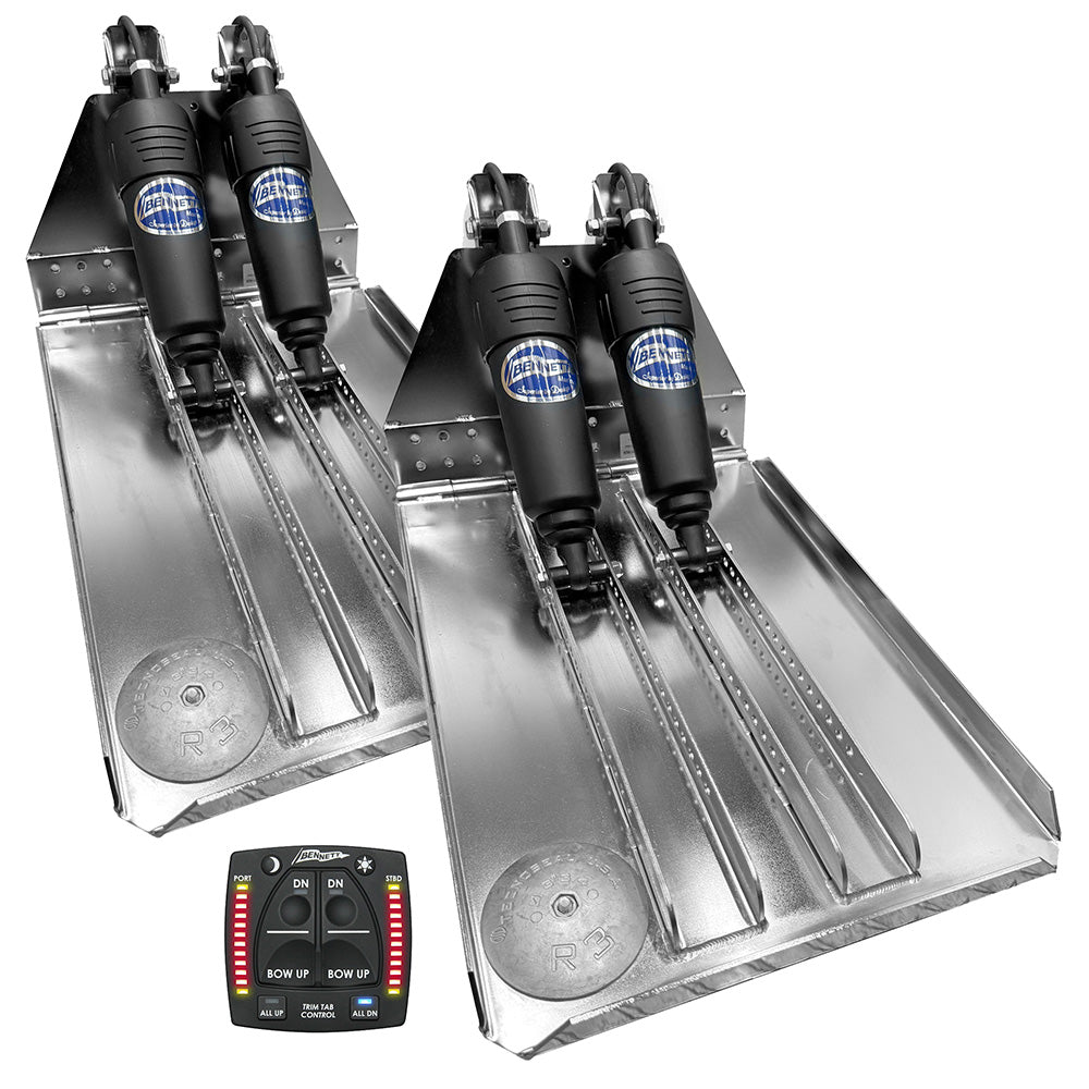 Bennett Marine BOLT 14x20 Dual Electric Trim Tab System w/One Box ...
