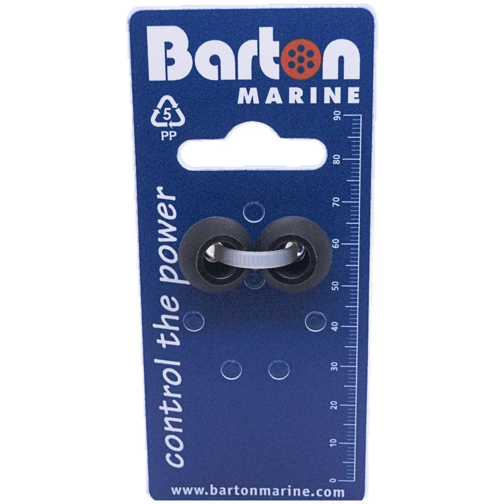 Barton 4mm Rope Stoppers - Black - Pair | Sailing | Hardware | NVN Marine