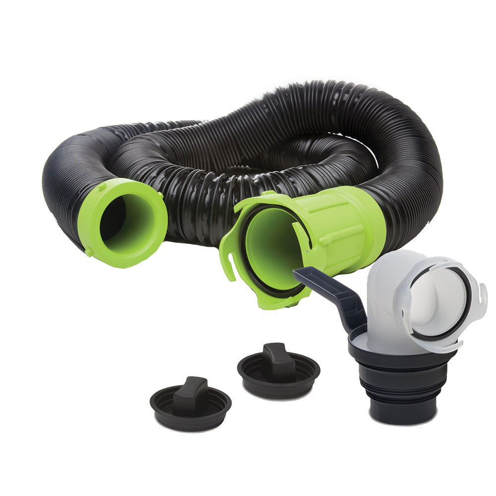 Thetford Titan Premium 15' Sewer Hose Kit w/Universal Bayonet ...