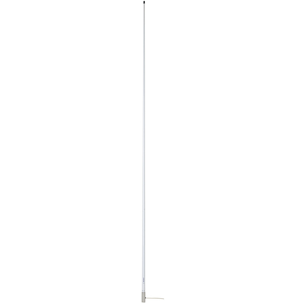 Scout 8' White VHF Antenna 6dB Stainless Steel Ferrule w/5M RG-58 Coax ...
