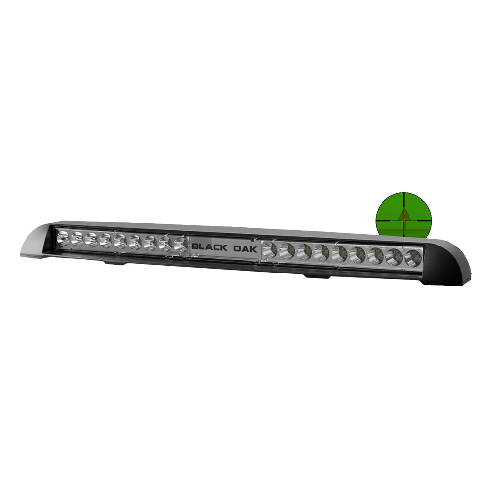 Black Oak Low Pro™ IR Light Bar - Black Housing - 850nm - Spot | NVN Marine