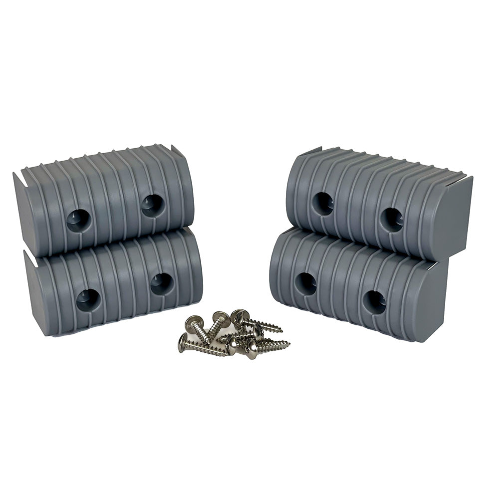 Caliber BunkWrap End Cap 2x4 Grey Accessory Kit w/Stainless Steel ...