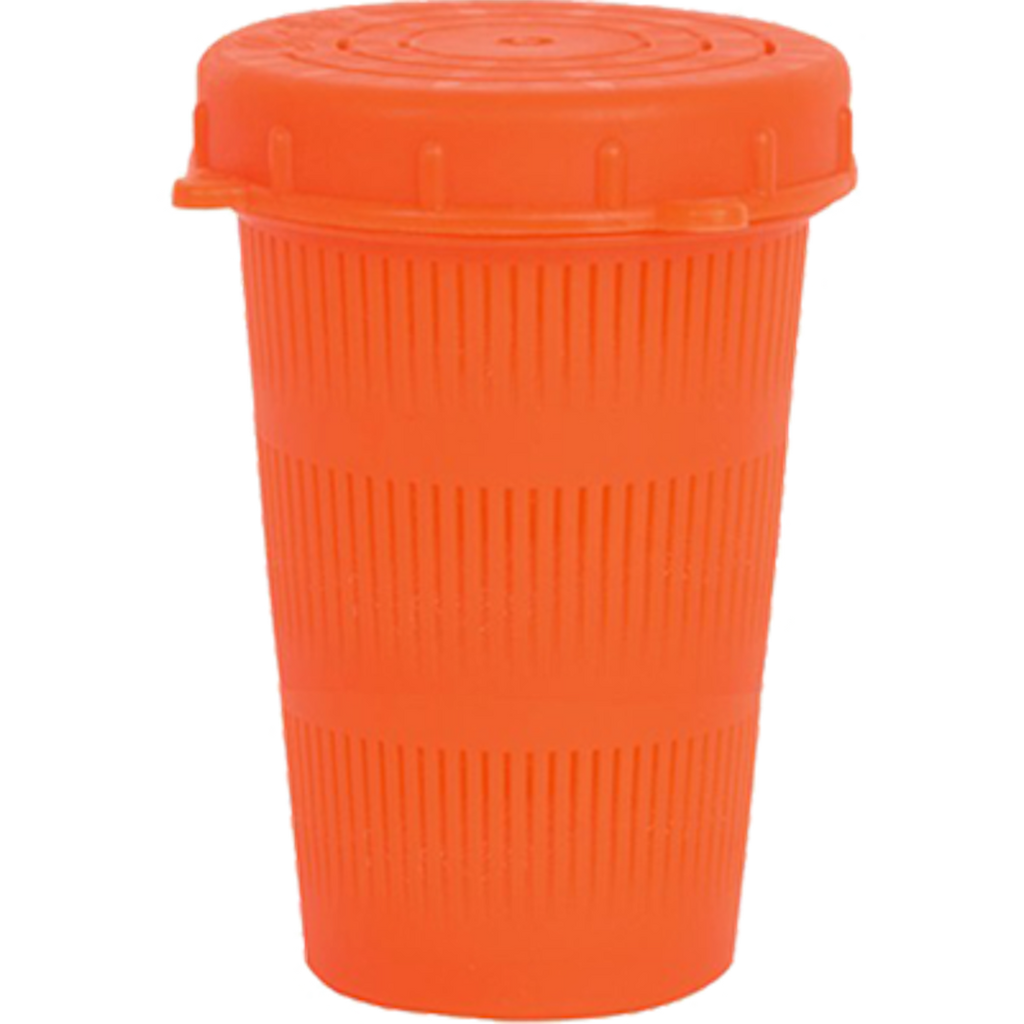Vented Bait Jar, 1 Liter, Flour. Orange | Fishing Accessories | NVN Marine