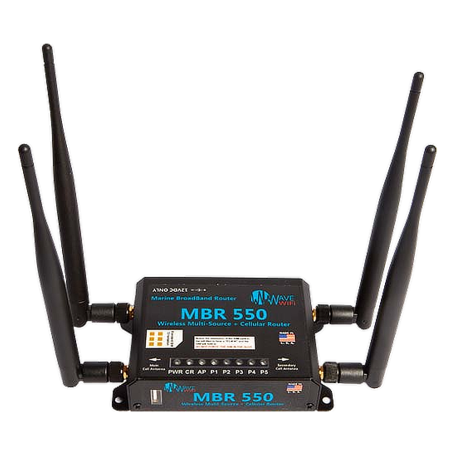 Wave WiFi MBR550 - MBR-550 Marine Broadband Router | NVN Marine