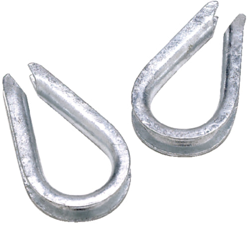Seachoice 43340 Rope Thimble-Galv-1/2 -Bulk | Shackles/Rings/Pins | NVN ...