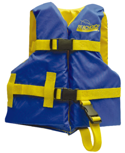 Seachoice 86140 Deluxe General Purpose Life Vest - Blue/Yellow, Child ...