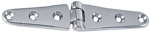 Perko 0120DP2CHR 6" Strap Hinges Chrome Plated Brass, Pr. | NVN Marine