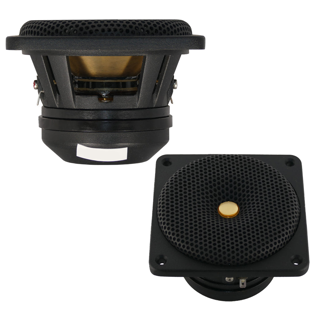 DC GOLD AUDIO N4R 4" Reference Series Speaker - 4 OHM - (Pair) Black ...