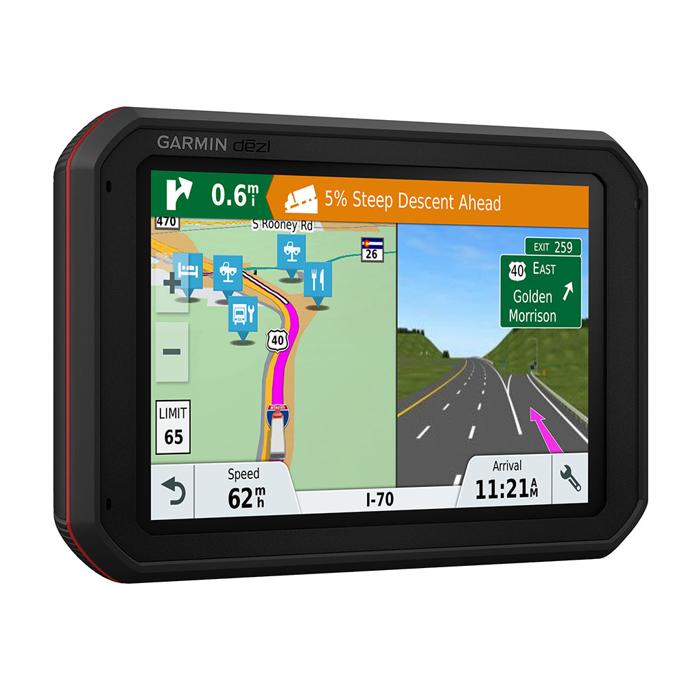 Garmin Dash Cam 785 LMT-S 7" GPS Truck Navigator w/Built-In Dash Cam ...