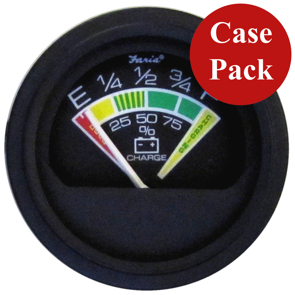 Faria Heavy-Duty 2" Battery Condition Indicator - 12 VDC - Black *Bulk ...