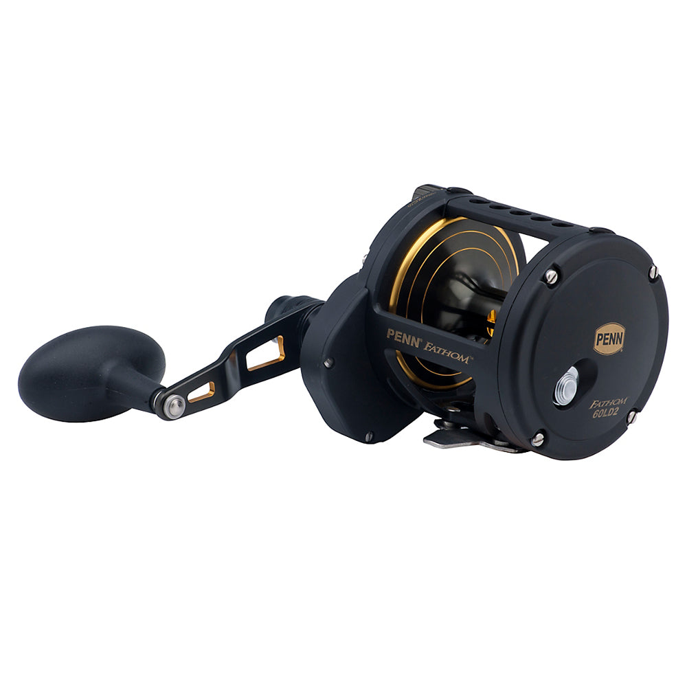 PENN FTH60LD2 Fathom Lever Drag 2 Speed Conventional Reel | Hunting ...
